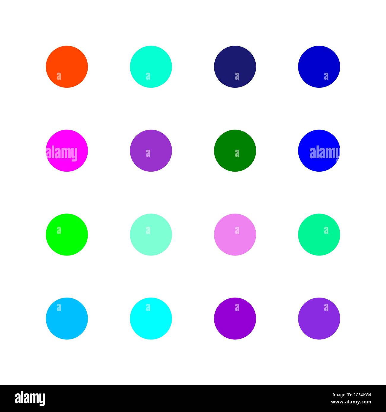 pallete trend colors dots vector Stock Vector Image & Art - Alamy