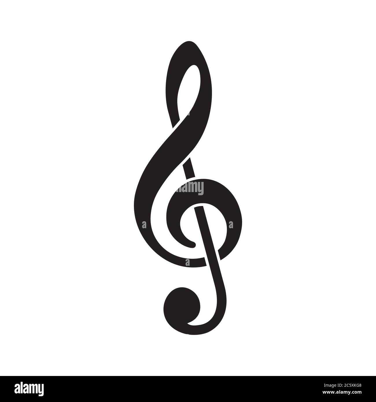 music note clef icon symbol design vector illustration Stock Vector ...