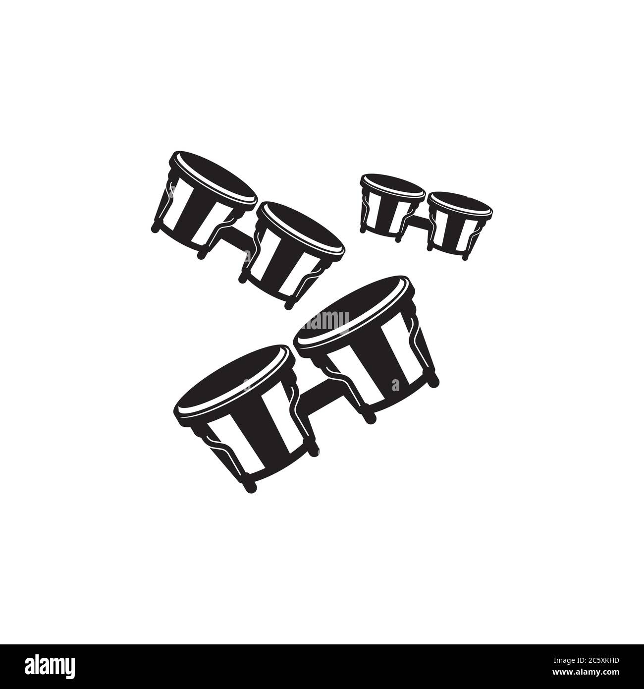 bongo icon vector isolated on white background Stock Vector Image & Art ...