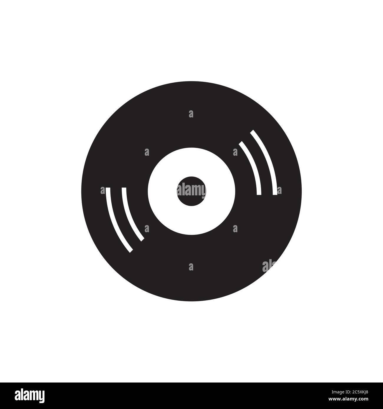 disc icon design flat vector illustration Stock Vector Image & Art - Alamy