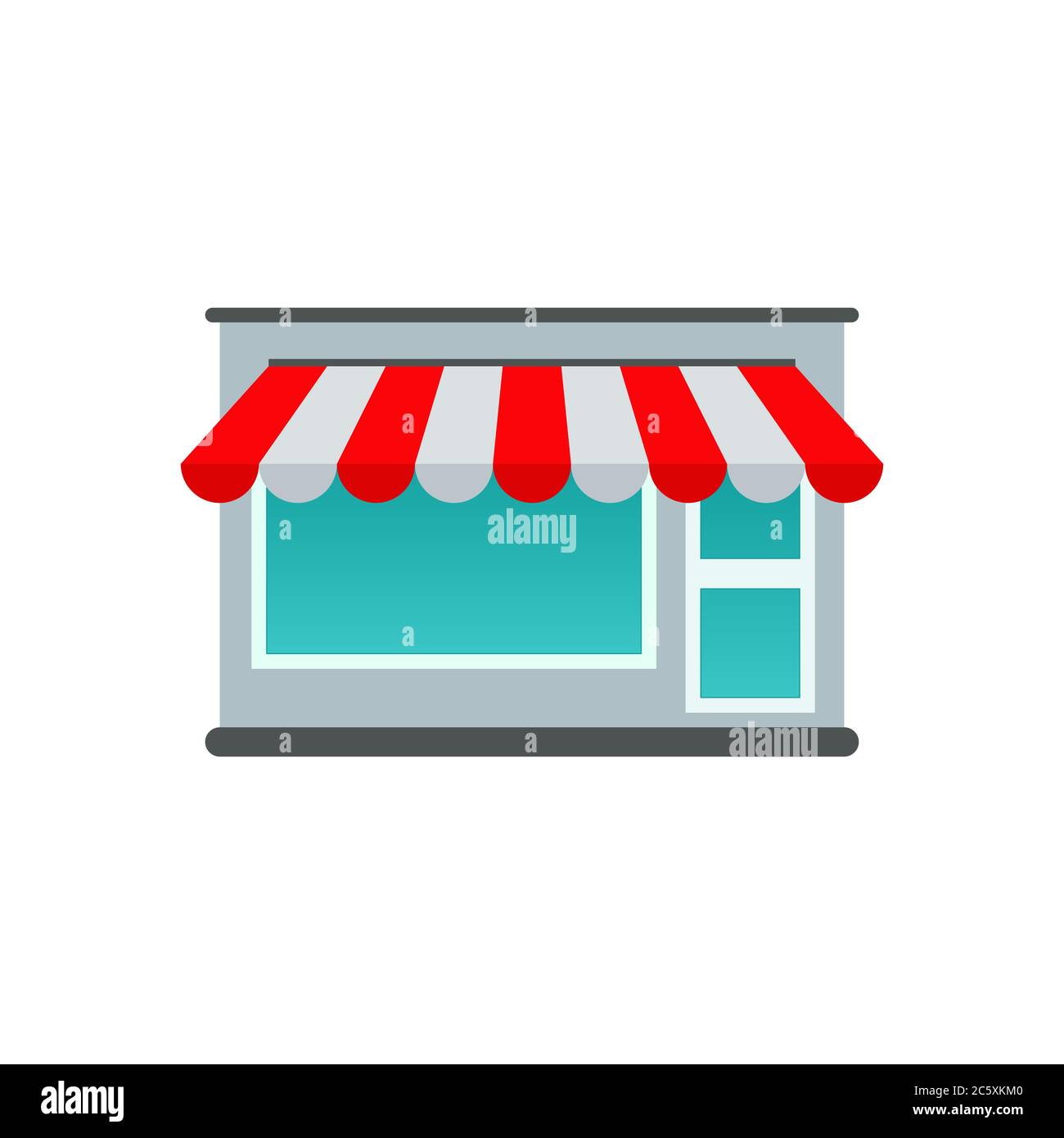 Exterior of convenience store Stock Vector Images - Alamy