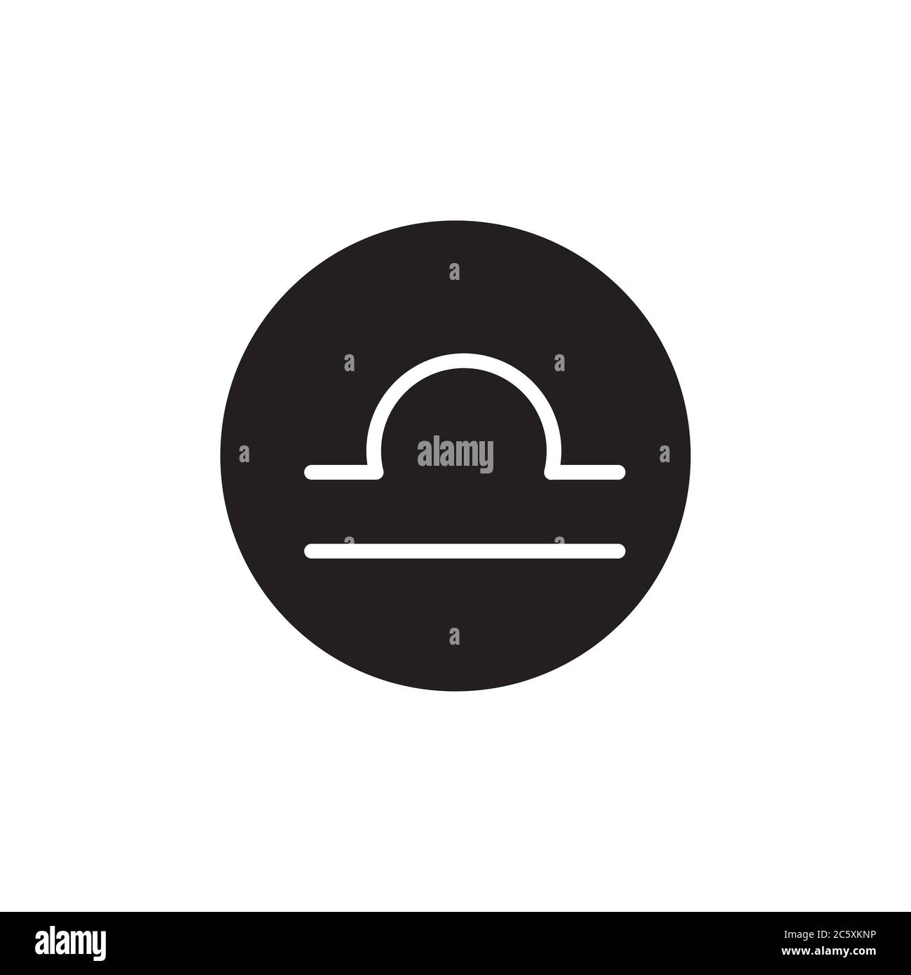 libra icon circle zodiac horoscope sign design vector Stock Vector ...