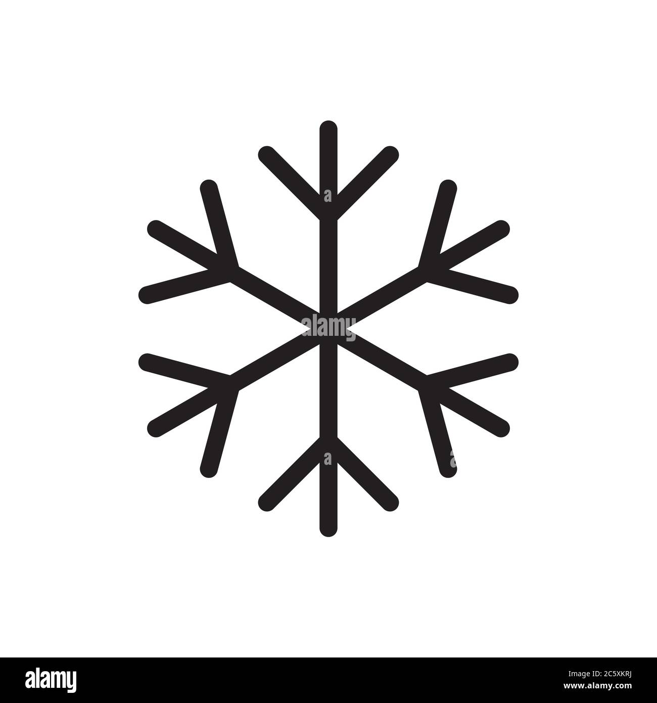 snowflake icon symbol design vector illustration Stock Vector Image ...