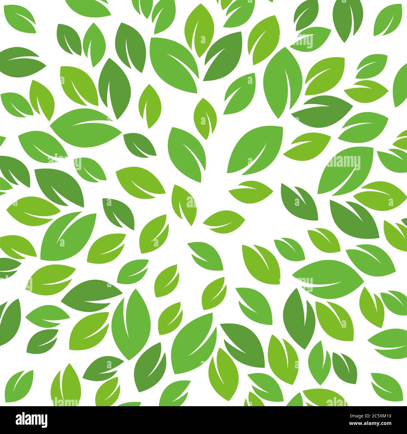 Spring greenery pattern vector vectors Cut Out Stock Images & Pictures ...