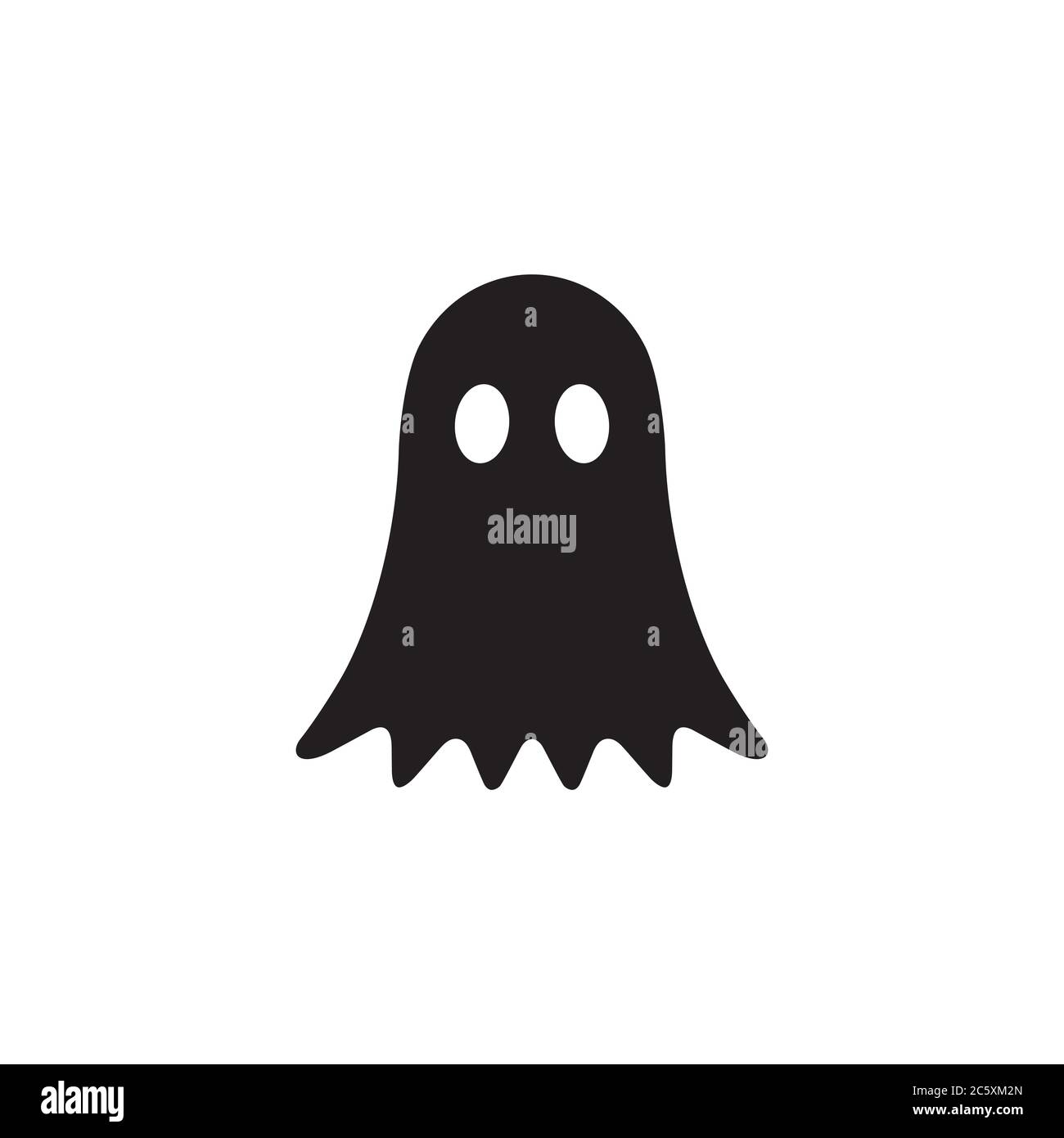 ghost icon design flat vector illustration Stock Vector Image & Art - Alamy