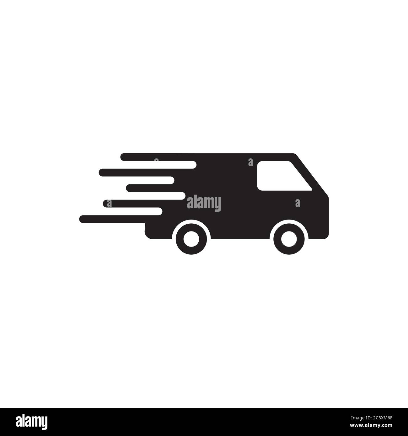 delivery car icon design flat vector Stock Vector Image & Art - Alamy