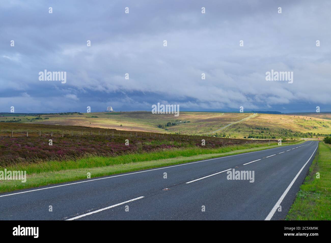 RAF Fylingdales on the North Yorkshire Moors, is a Ballistic Missile ...