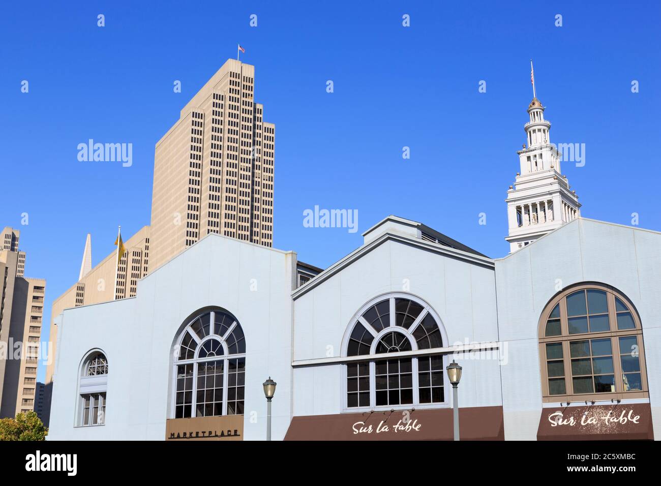 Ferry Building on the Embarcadero,San Francisco,California,USA Stock ...
