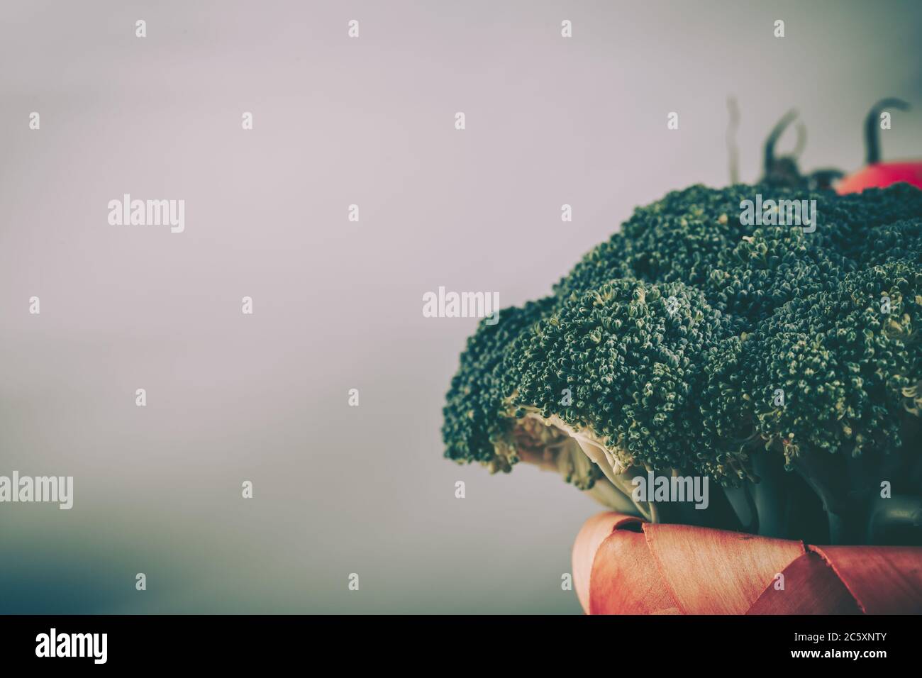 Fresh Broccoli Closeup; Food Background Stock Photo - Alamy