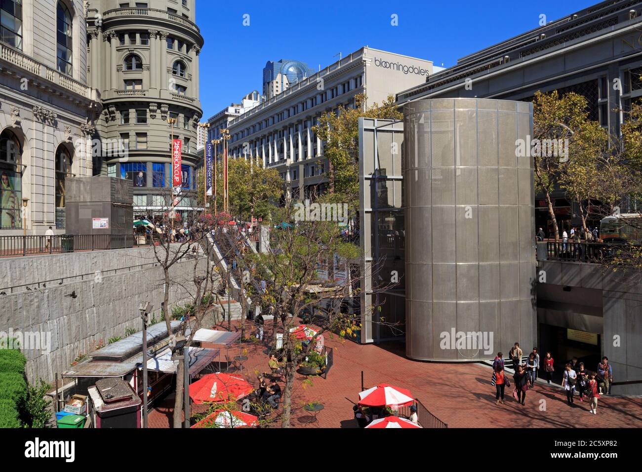Powell Street BART Station,San Francisco,California,USA Stock Photo - Alamy