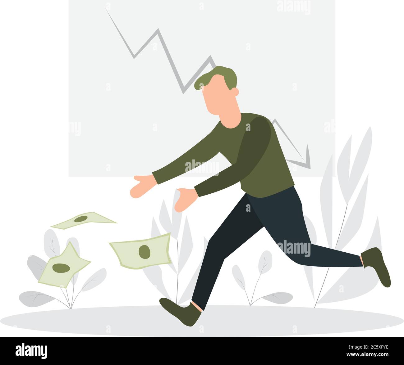 Happy man piggy bank Stock Vector Images - Alamy