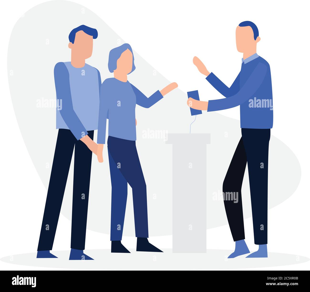 Talk dispute Stock Vector Images - Alamy
