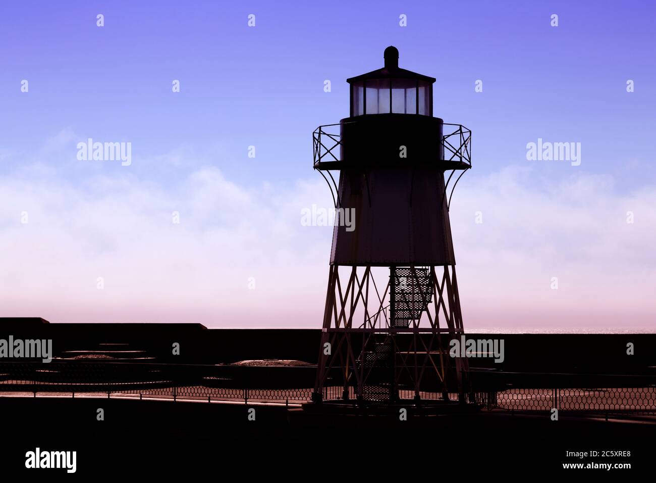 Fort point lighthouse hi-res stock photography and images - Alamy