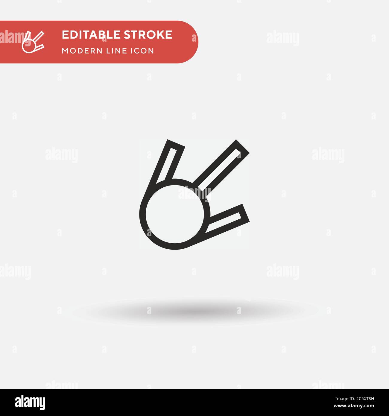 Comet Simple vector icon. Illustration symbol design template for web ...