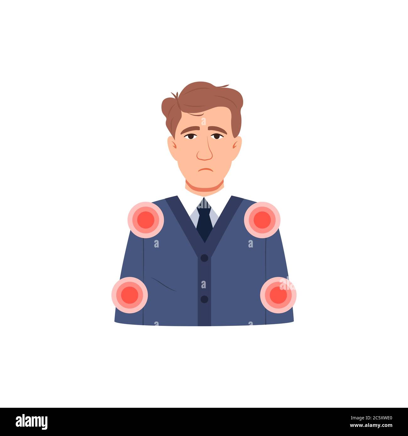 Scraped Elbow Cartoon