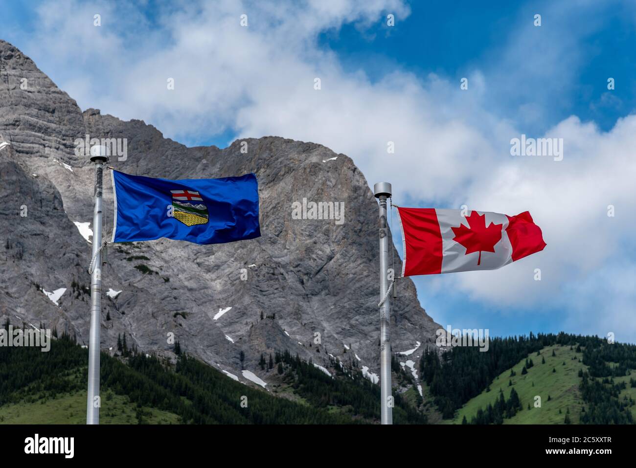 Albertan flag hi-res stock photography and images - Alamy