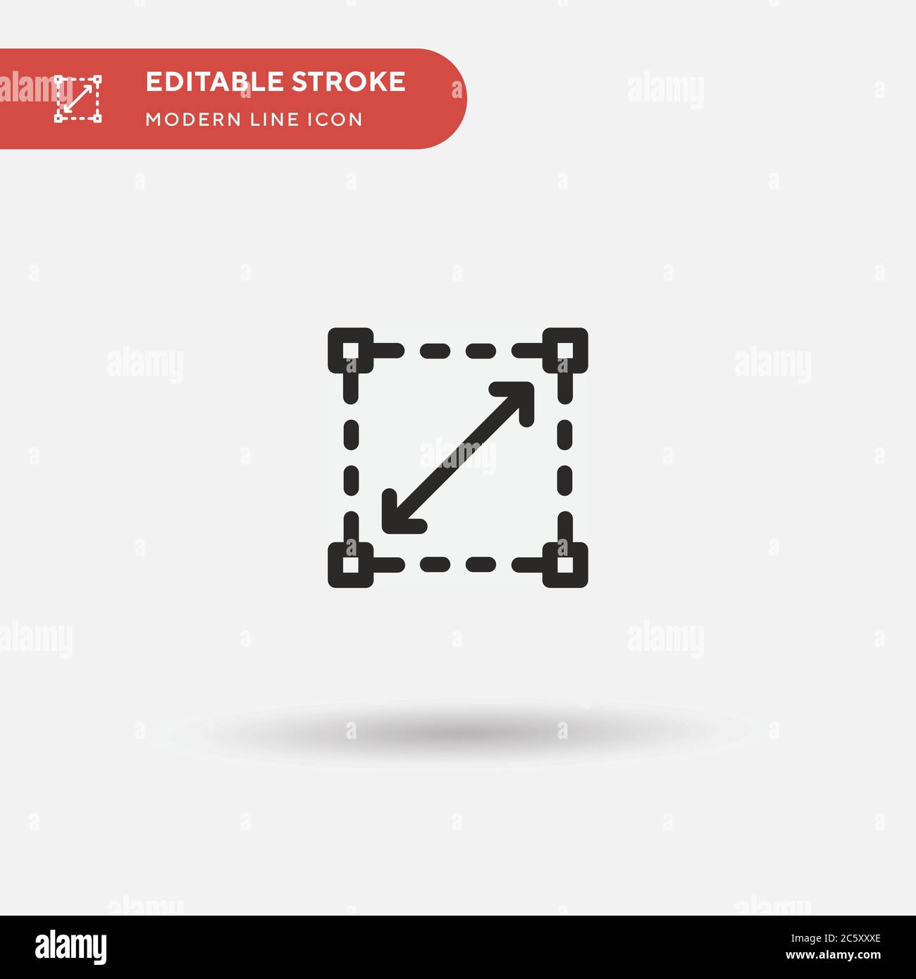 Scalability Simple vector icon. Illustration symbol design template for web mobile UI element ...