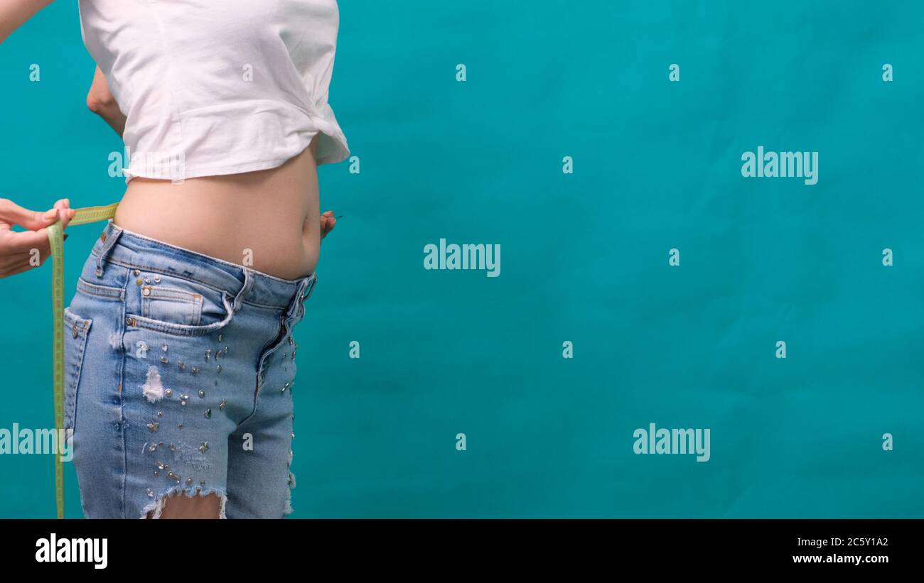 Perfectly slender slender young body of a girl. An example of sports ...