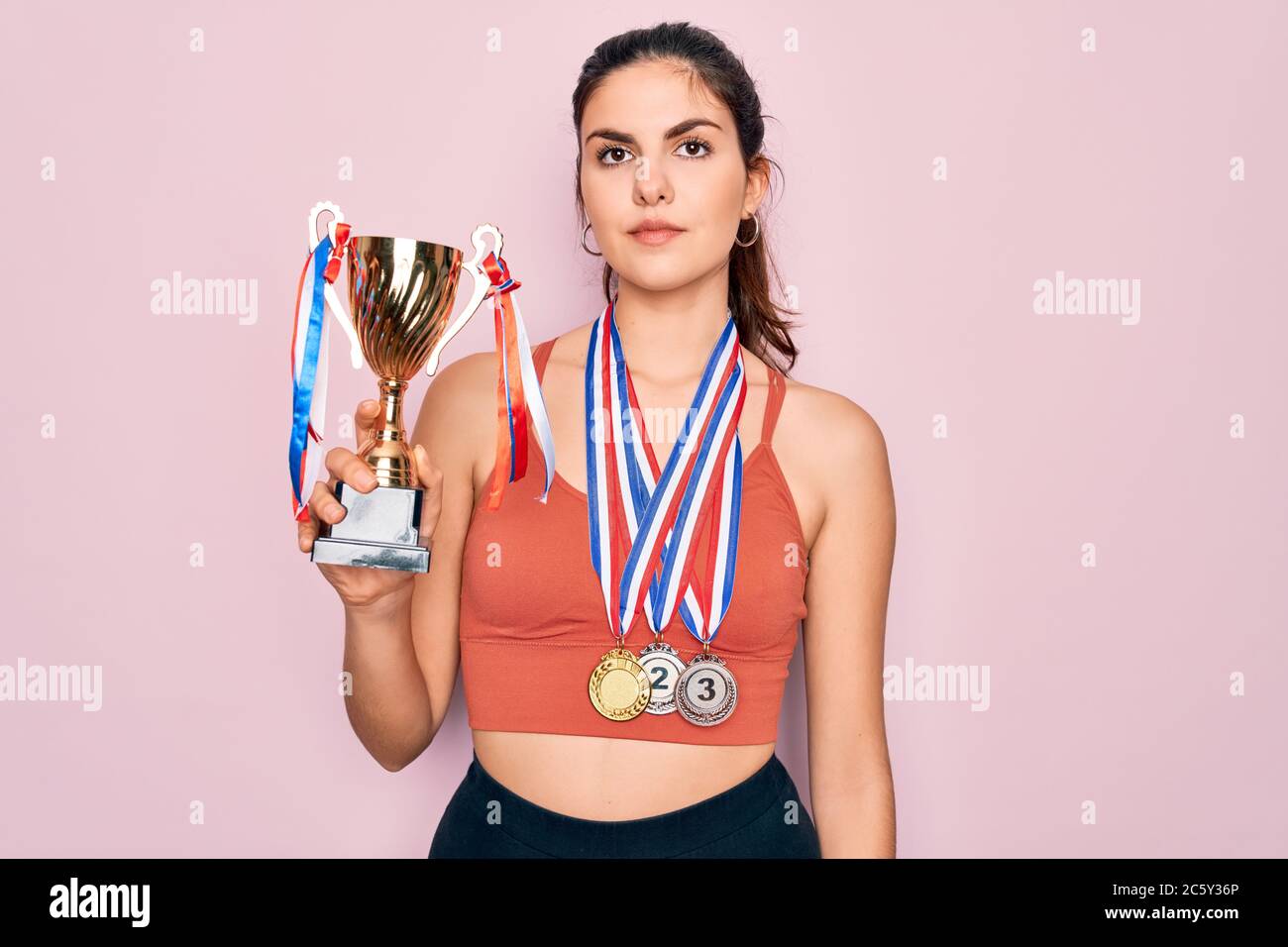 Athlete winner face expression hi-res stock photography and images - Alamy