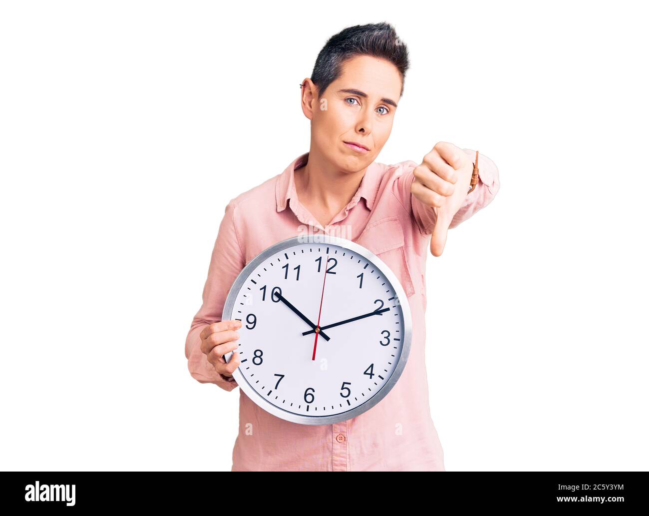 Sad face clock no people hi-res stock photography and images - Alamy