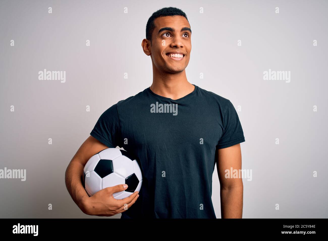 Side view handsome football player hi-res stock photography and images ...