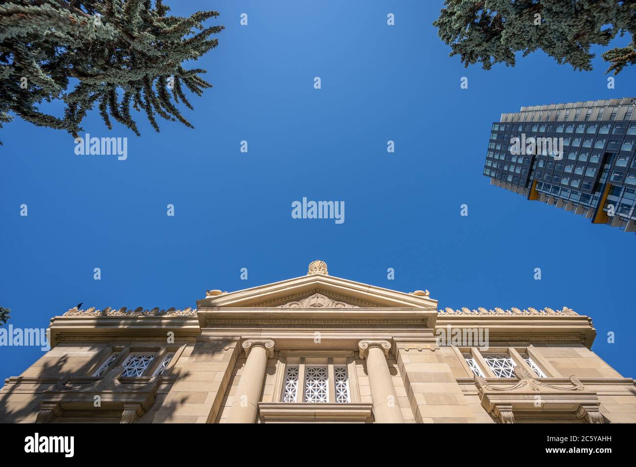 Calgary's historical Memorial Public Library branch Stock Photo - Alamy