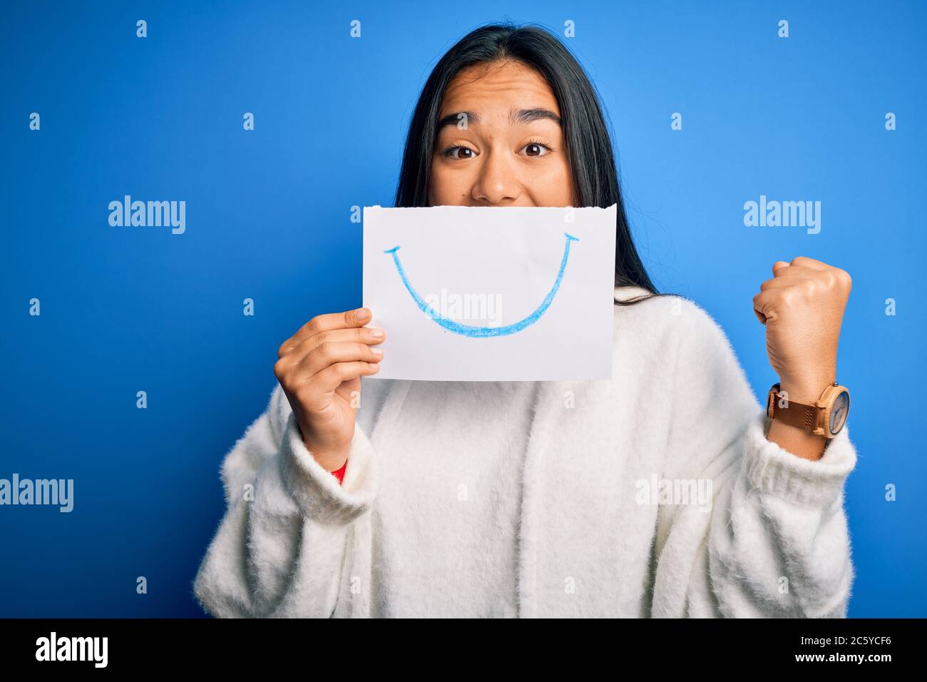 Emoji triumphant hi-res stock photography and images - Alamy