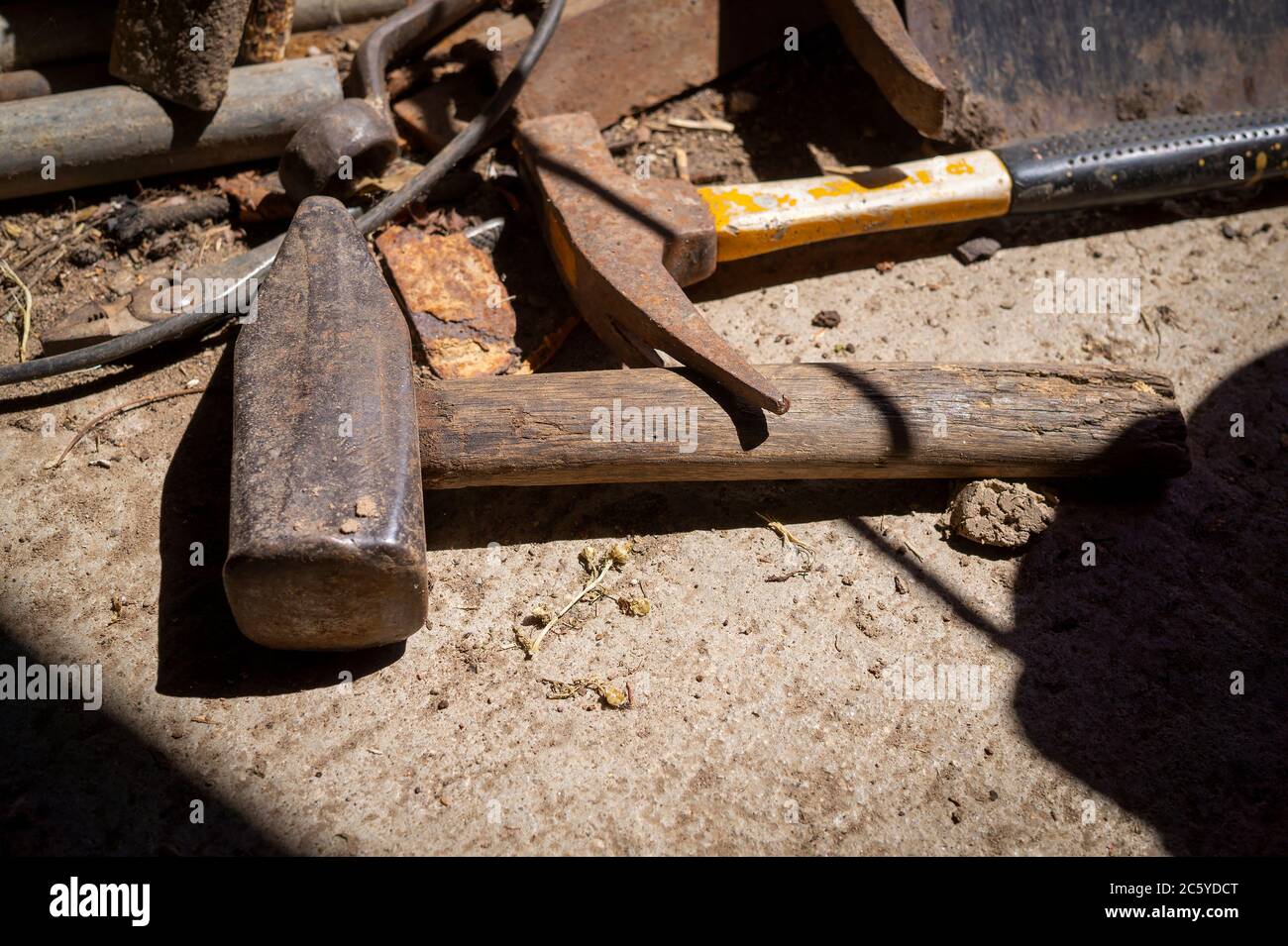Dusty workbench hi-res stock photography and images - Alamy