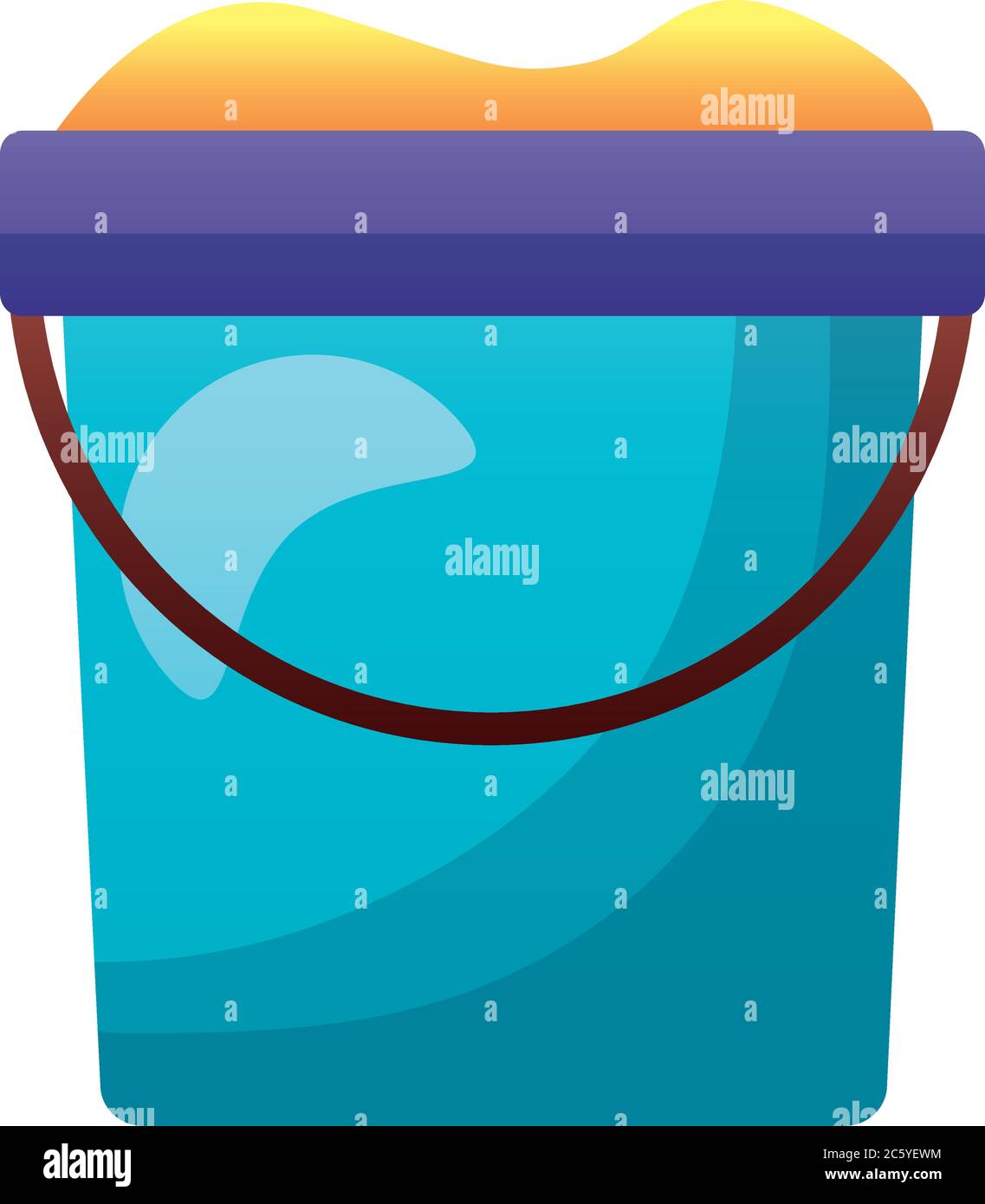 sand bucket design, Summer vacation tropical relaxation outdoor nature ...