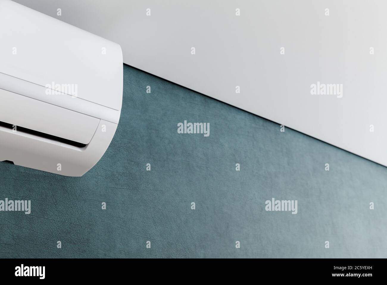 Split air conditioner on wall hi-res stock photography and images - Alamy
