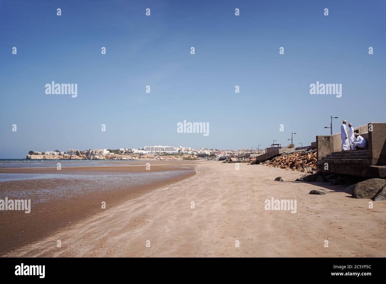 Muscat / Oman - February 10, 2020: Beach in Muscat Stock Photo - Alamy