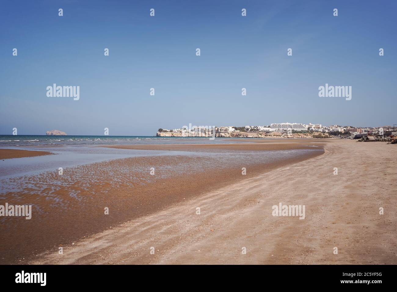 Muscat / Oman - February 10, 2020: Beach in Muscat Stock Photo - Alamy