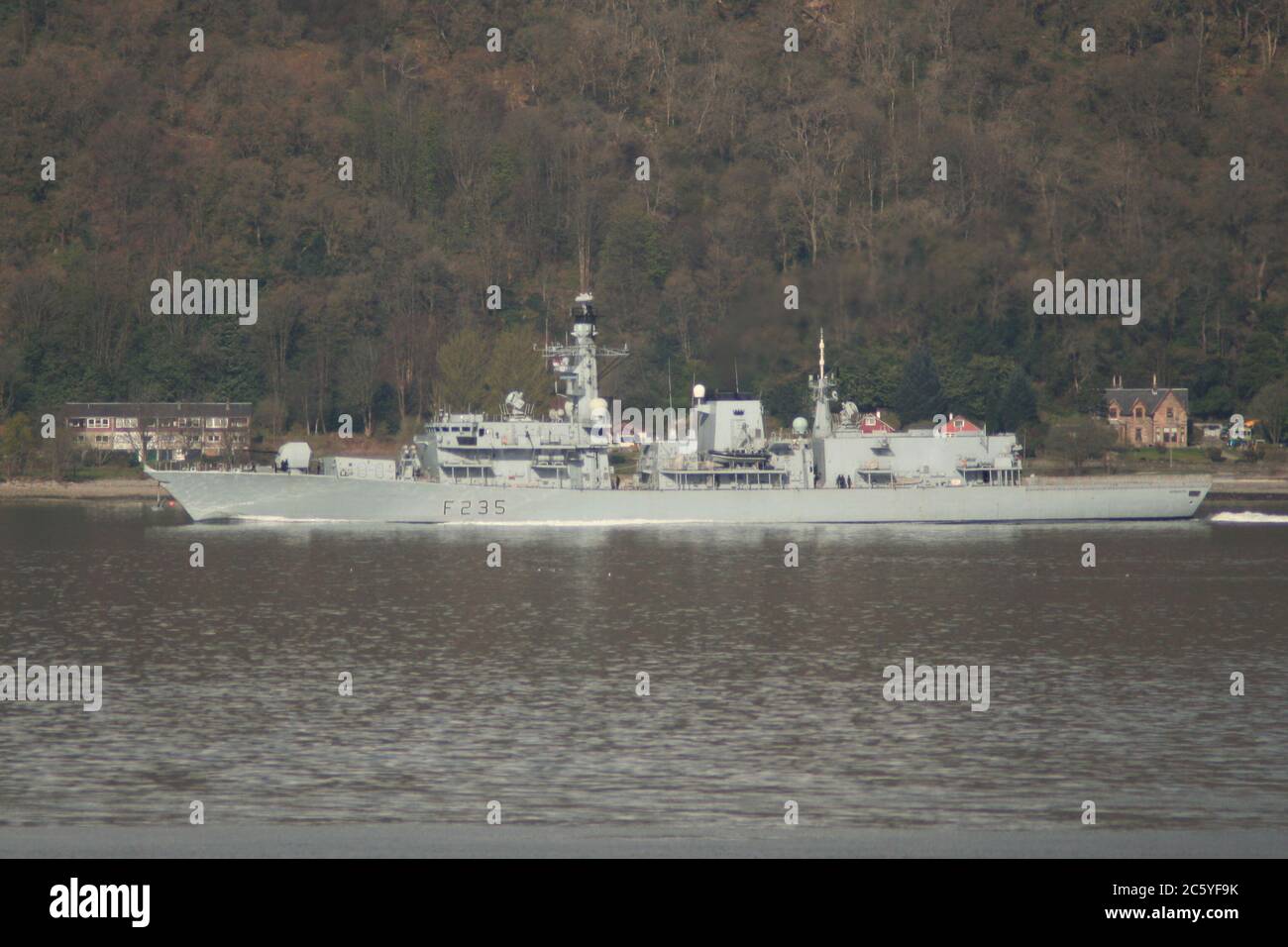 HMS Monmouth (F235), a Type-23 frigate operated by the Royal Navy ...