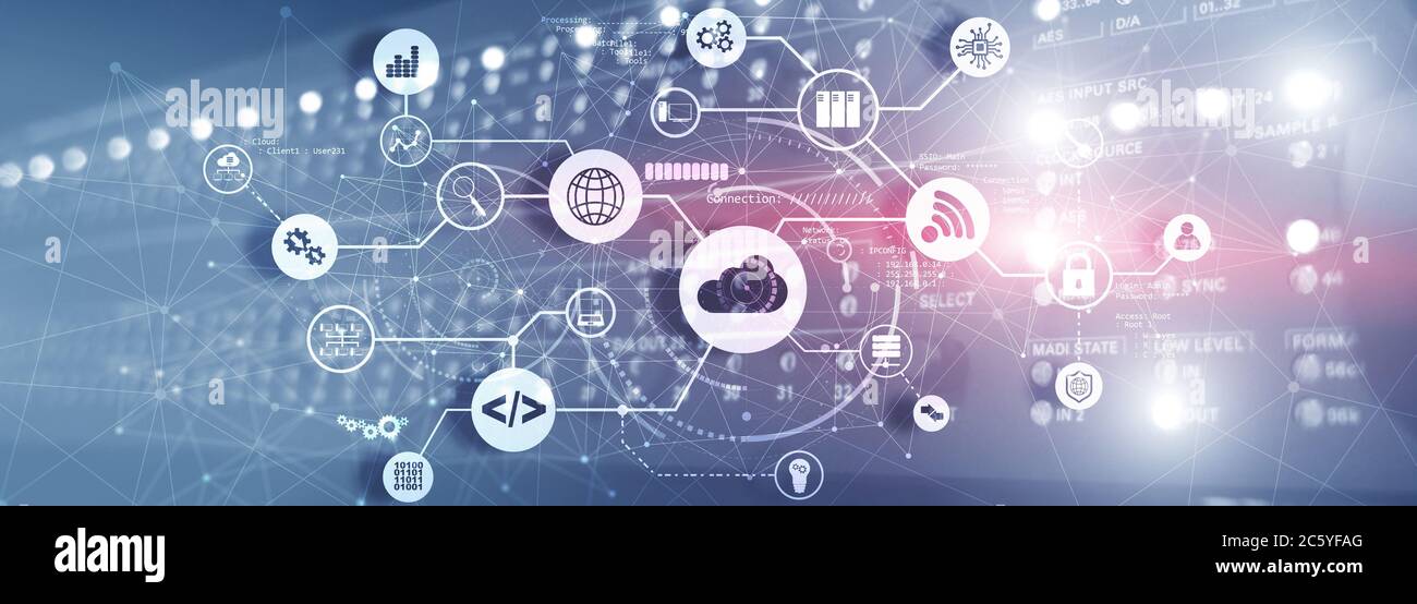 Cloud computing, technology connectivity concept 2021 Stock Photo - Alamy