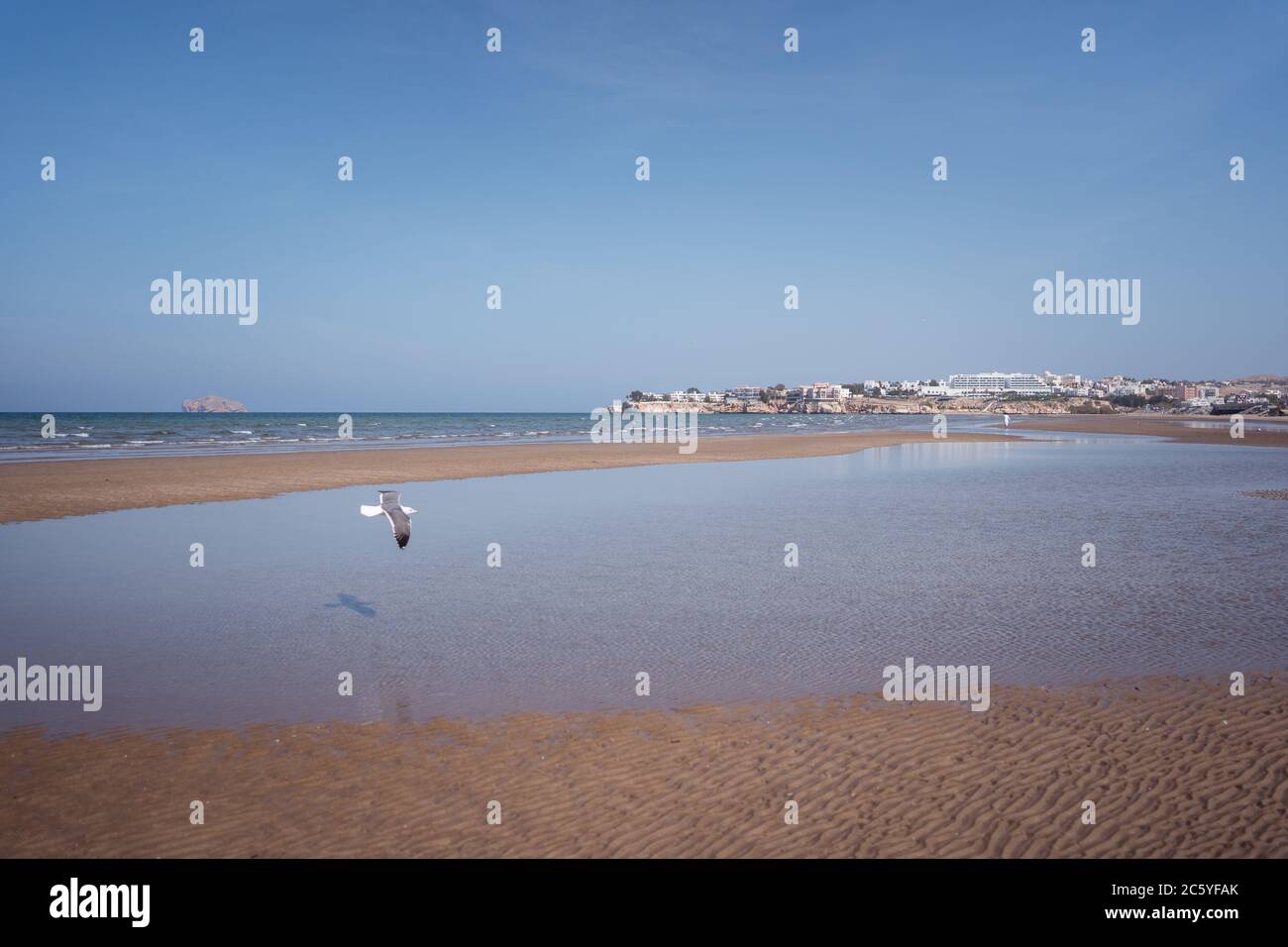 Muscat / Oman - February 10, 2020: Beach in Muscat Stock Photo - Alamy