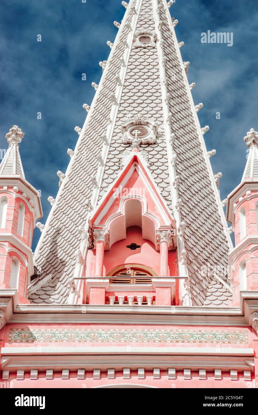 Tan Dinh Church Saigon is a pink color, Romanian-style, where you can ...