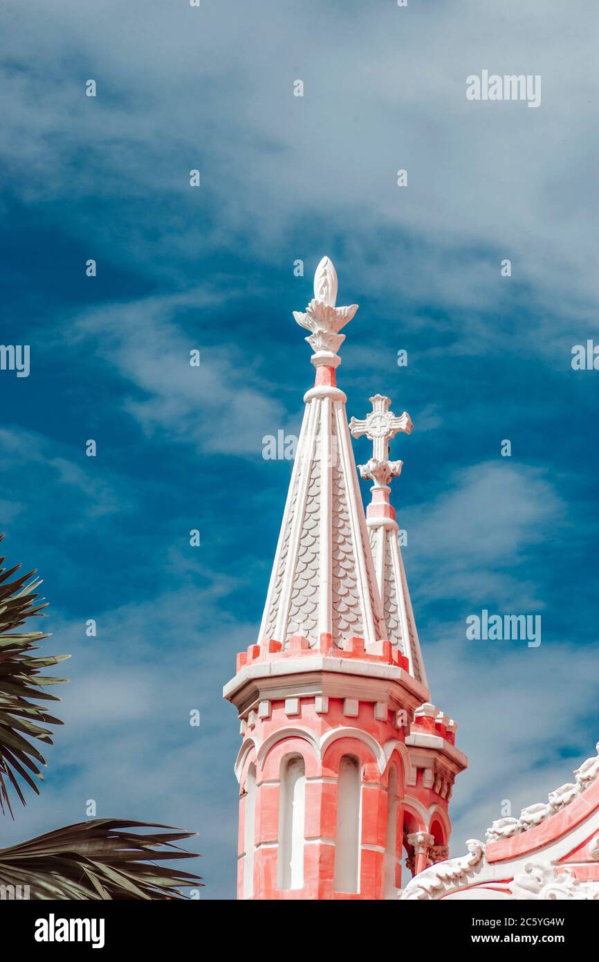 Tan Dinh Church Saigon is a pink color, Romanian-style, where you can ...