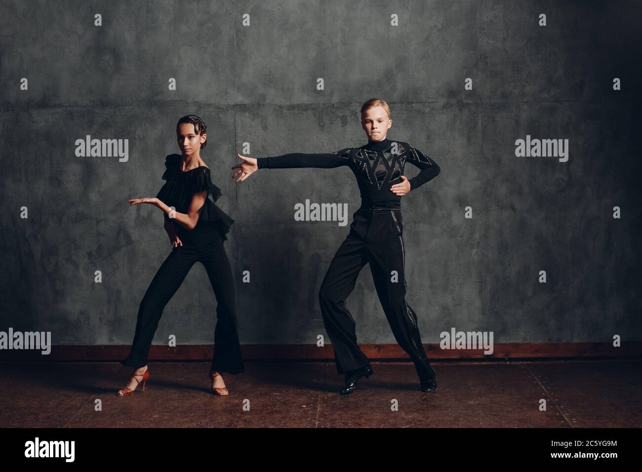 Hispanic boy and girl dancing hi-res stock photography and images - Alamy
