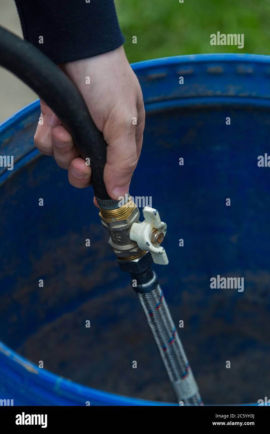 Plastic Barrels High Resolution Stock Photography and Images - Alamy