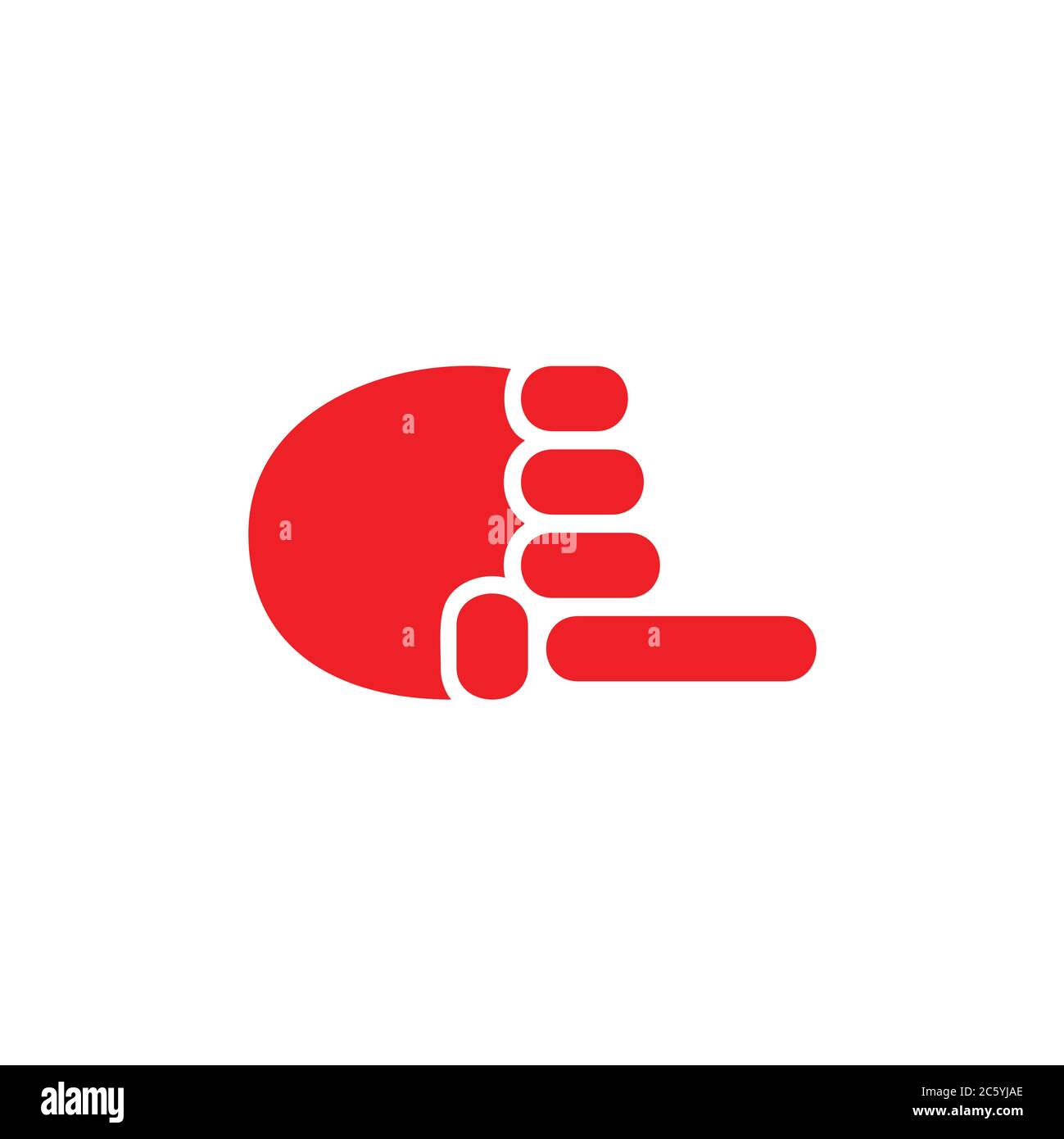 pointing arrow finger geometric design symbol vector Stock Vector Image ...
