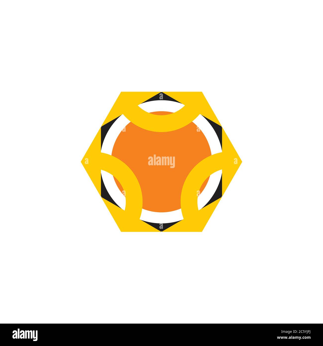 simple geometric arrow circle modern logo Stock Vector Image & Art - Alamy