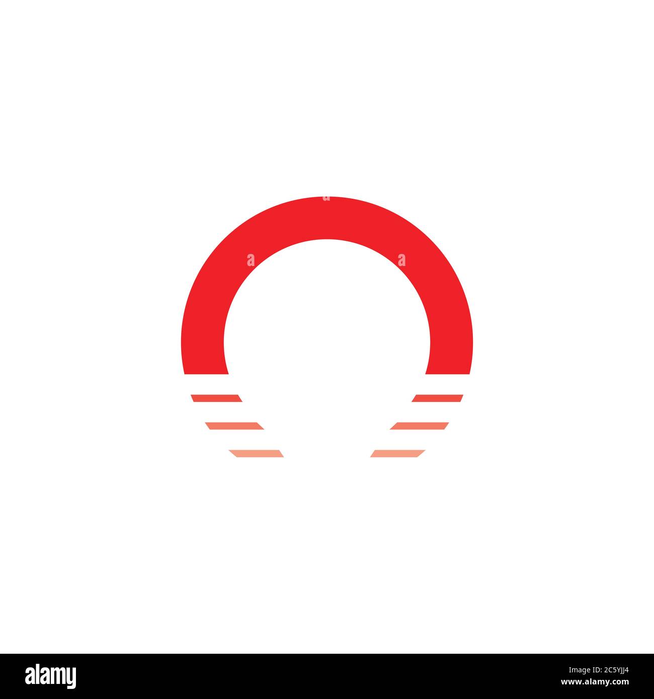 Sun sea simple drawing Stock Vector Images - Alamy