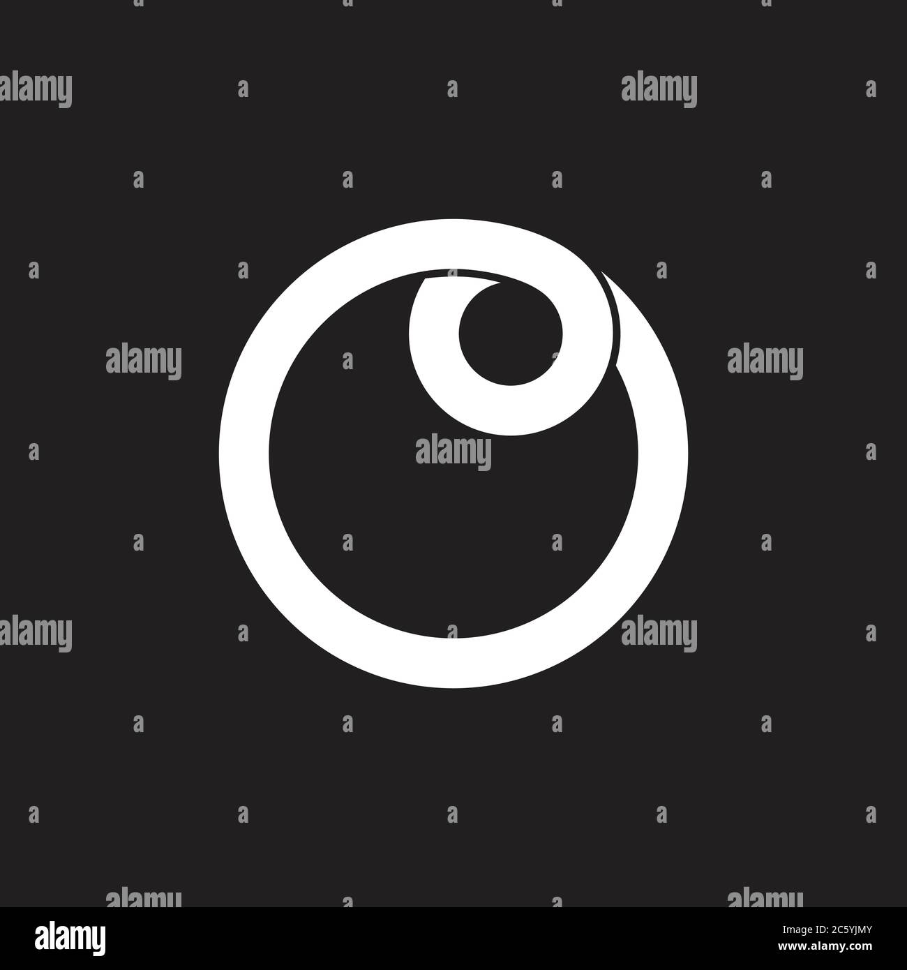 Simple circle logo hi-res stock photography and images - Alamy