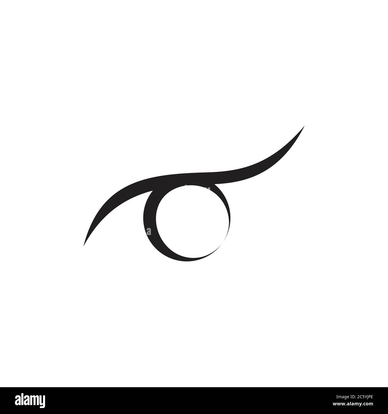 abstract eye curves smooth logo vector Stock Vector Image & Art - Alamy