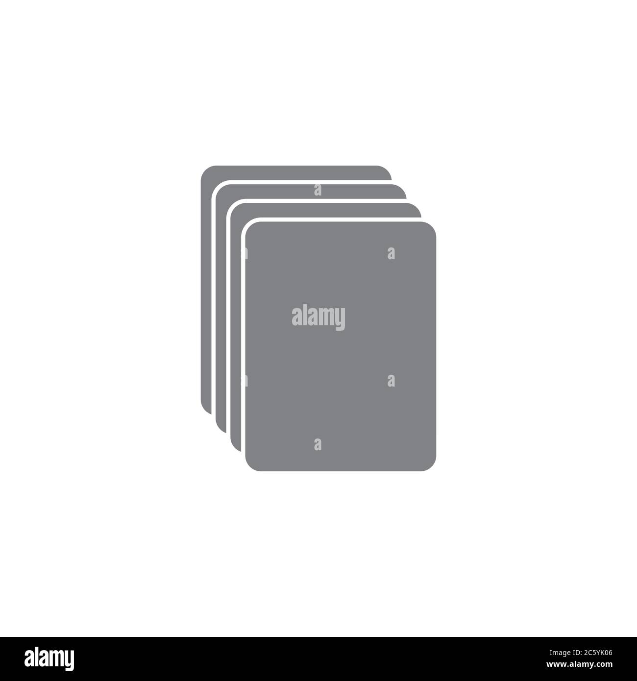 card stack symbol decoration vector Stock Vector Image & Art - Alamy