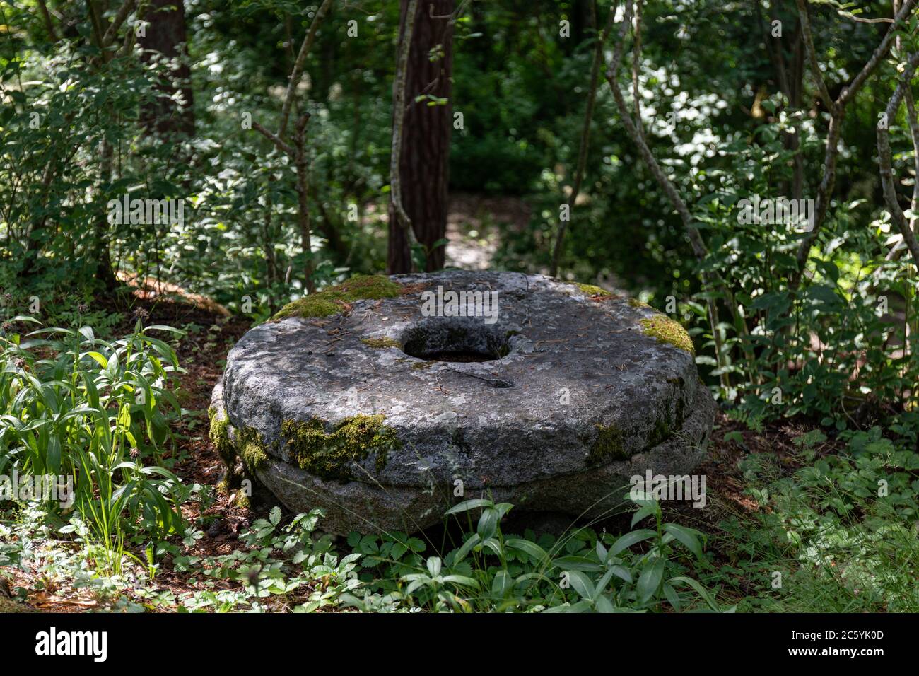 Old grindstone hi-res stock photography and images - Alamy