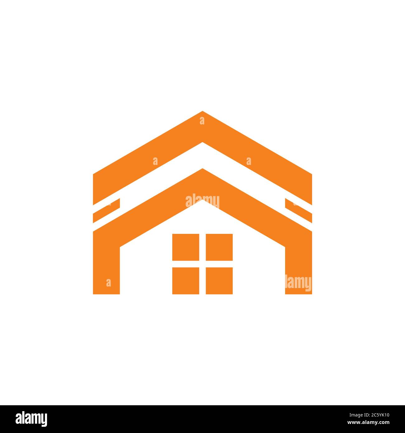 simple geometric roof simple logo vector Stock Vector Image & Art - Alamy