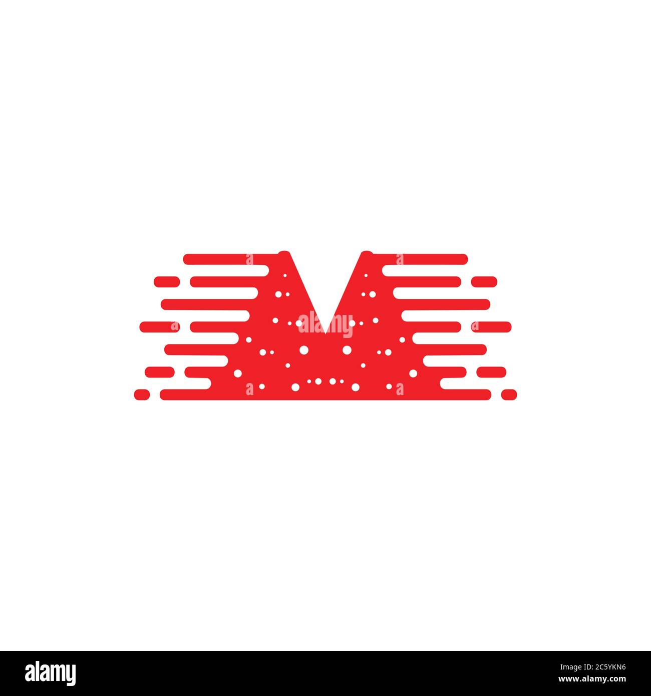 letter m motion triangle logo vector Stock Vector Image & Art - Alamy