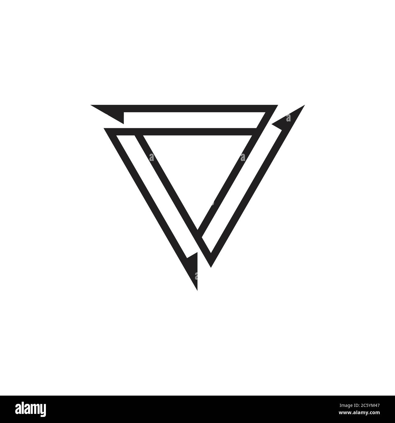 vector of simple geometric clear concept design symbol icon logo vector ...