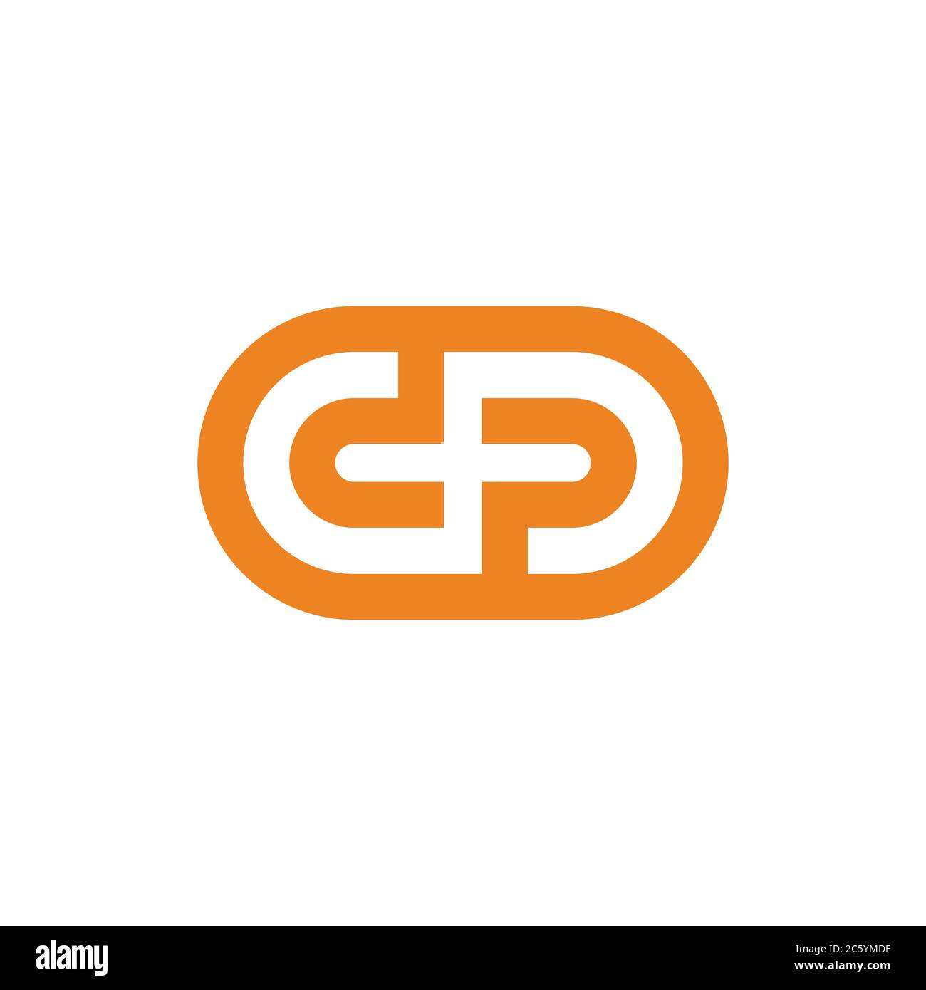 letter dp simple circle geometric line design logo vector Stock Vector Image & Art - Alamy